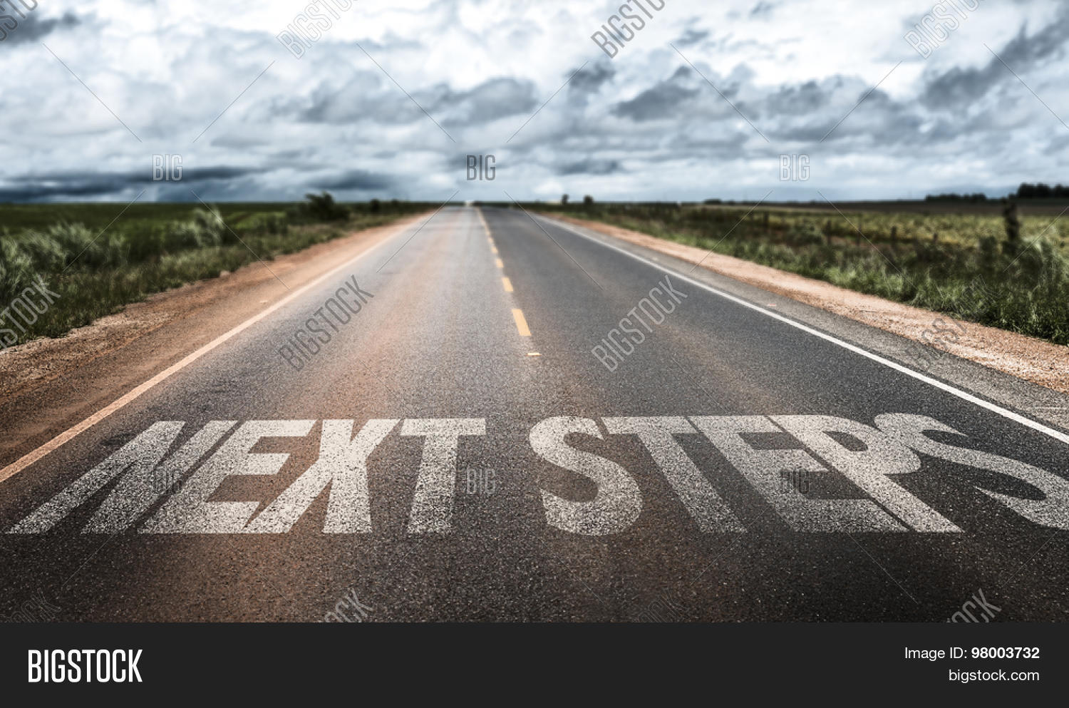 Next Steps Written On Image & Photo (Free Trial) | Bigstock