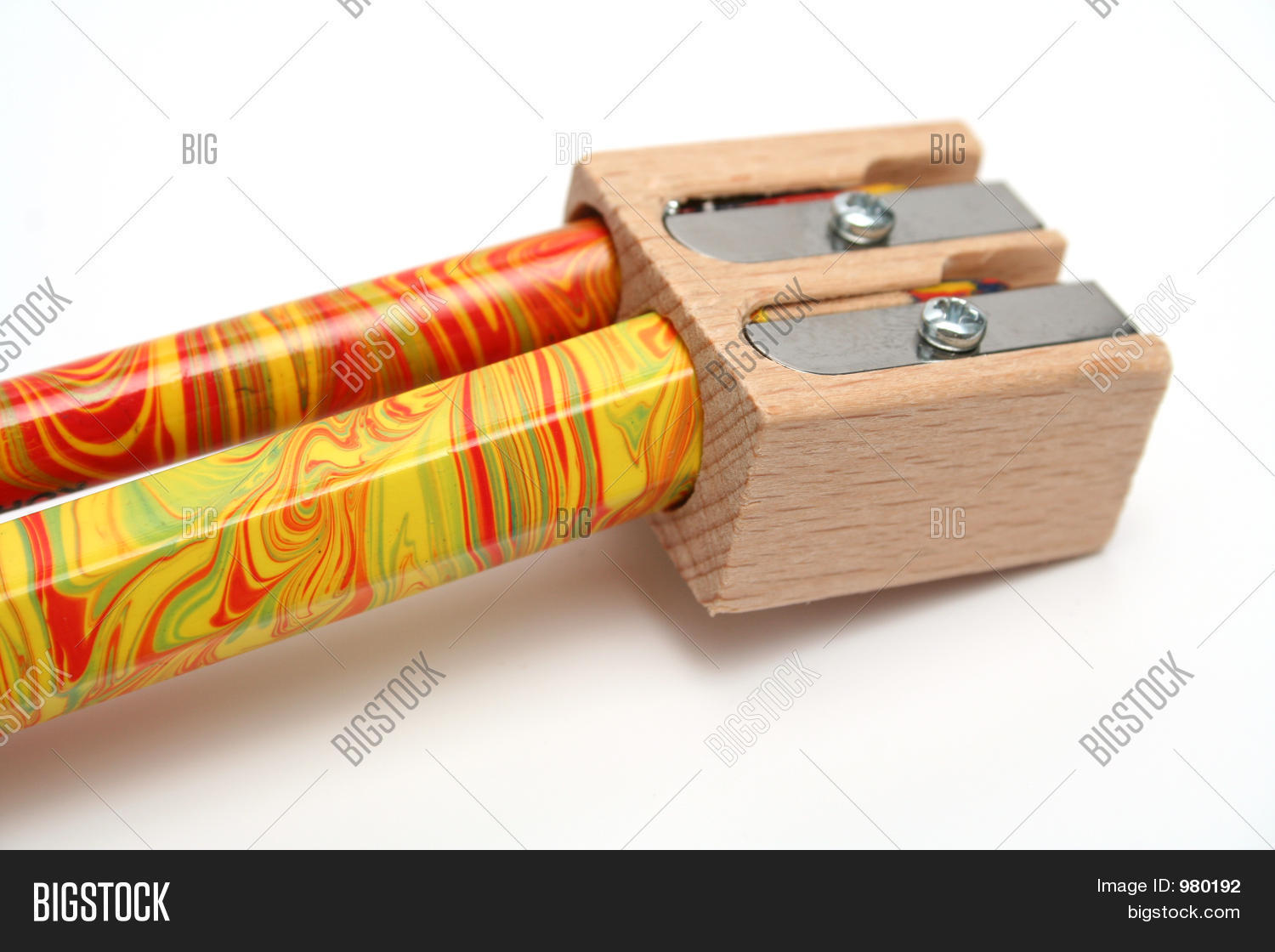 Two Pencils Inside Image & Photo (Free Trial) | Bigstock