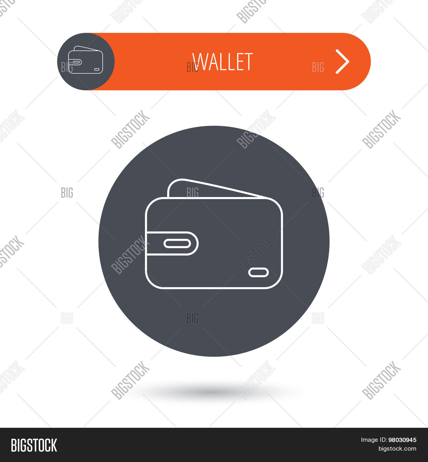 Wallet Icon. Cash Vector & Photo (Free Trial) | Bigstock