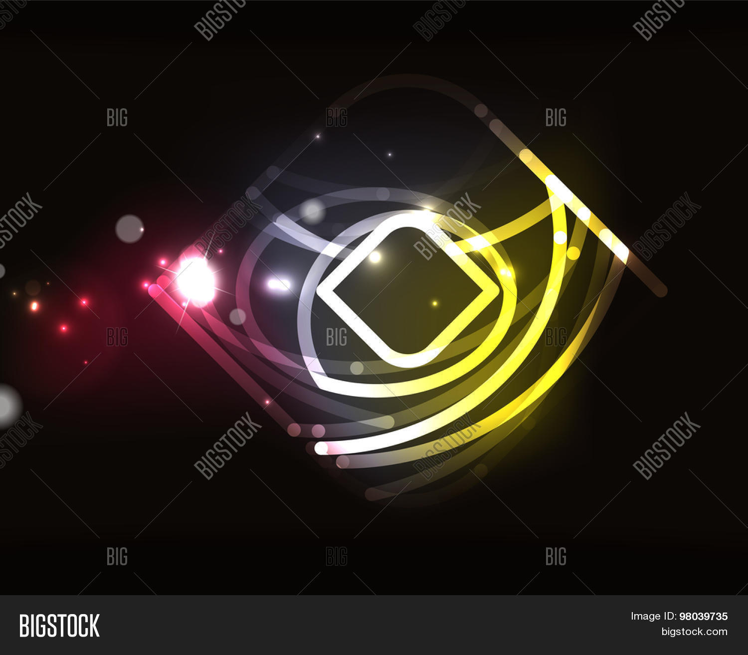 Glowing Elements Vector & Photo (Free Trial) | Bigstock