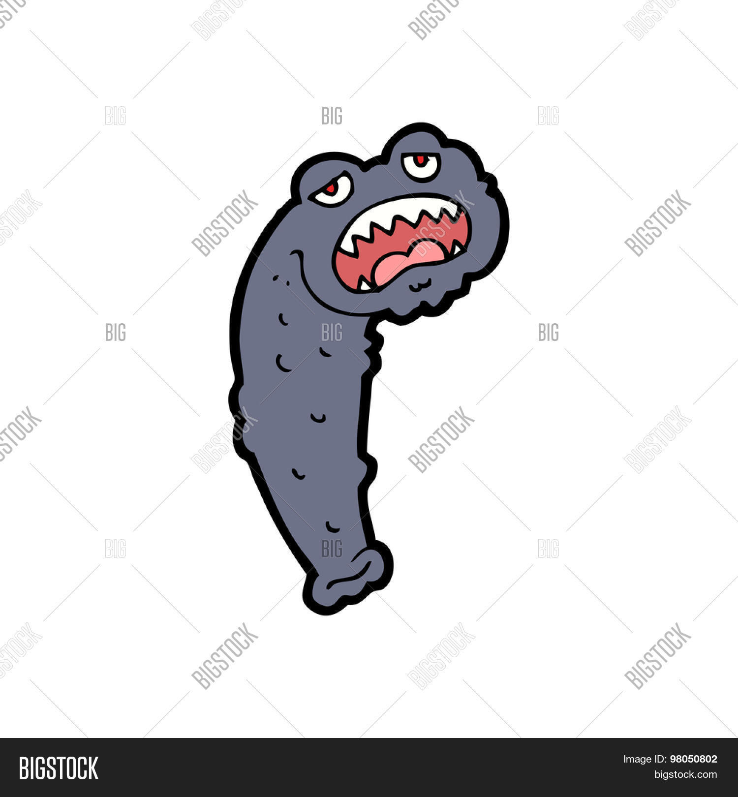 Cartoon Leech Vector & Photo (Free Trial) | Bigstock