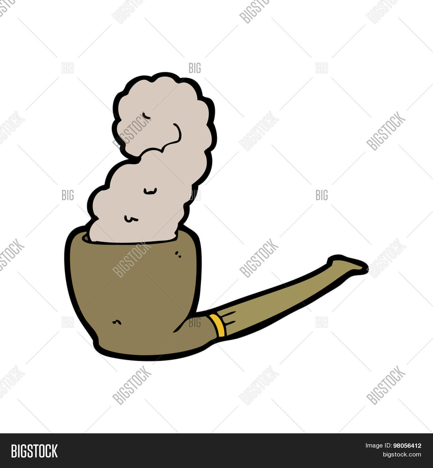 Cartoon Pipe Vector & Photo (Free Trial) | Bigstock