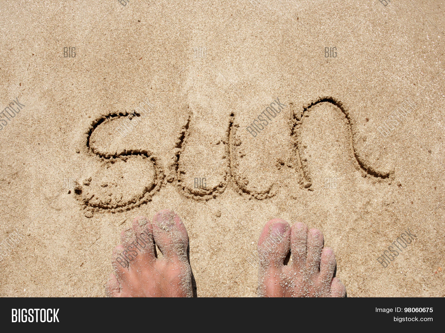 Sun Water Hand Written Image & Photo (Free Trial) | Bigstock