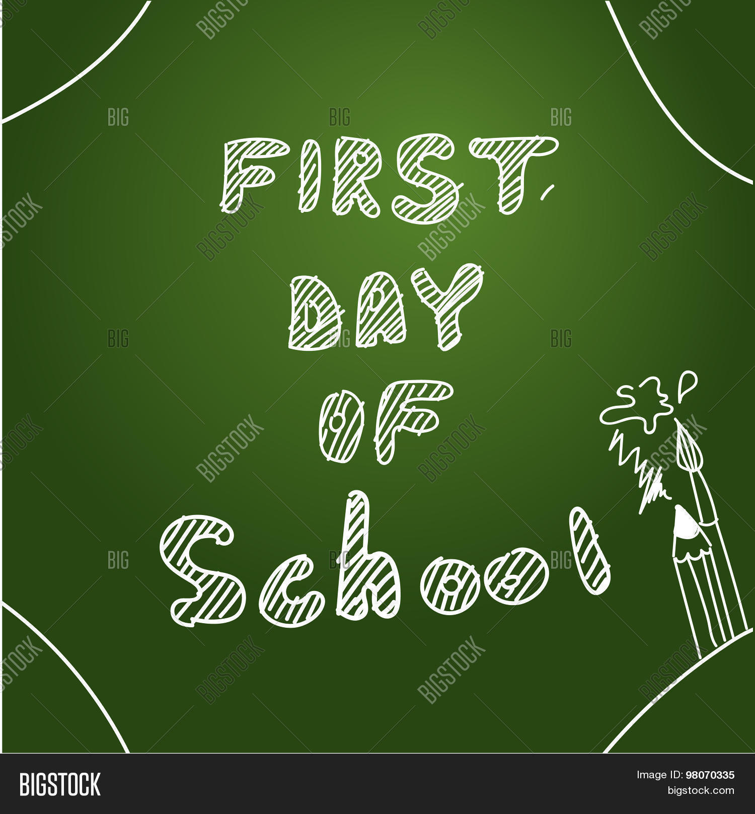 First Day School. Vector & Photo (Free Trial) | Bigstock