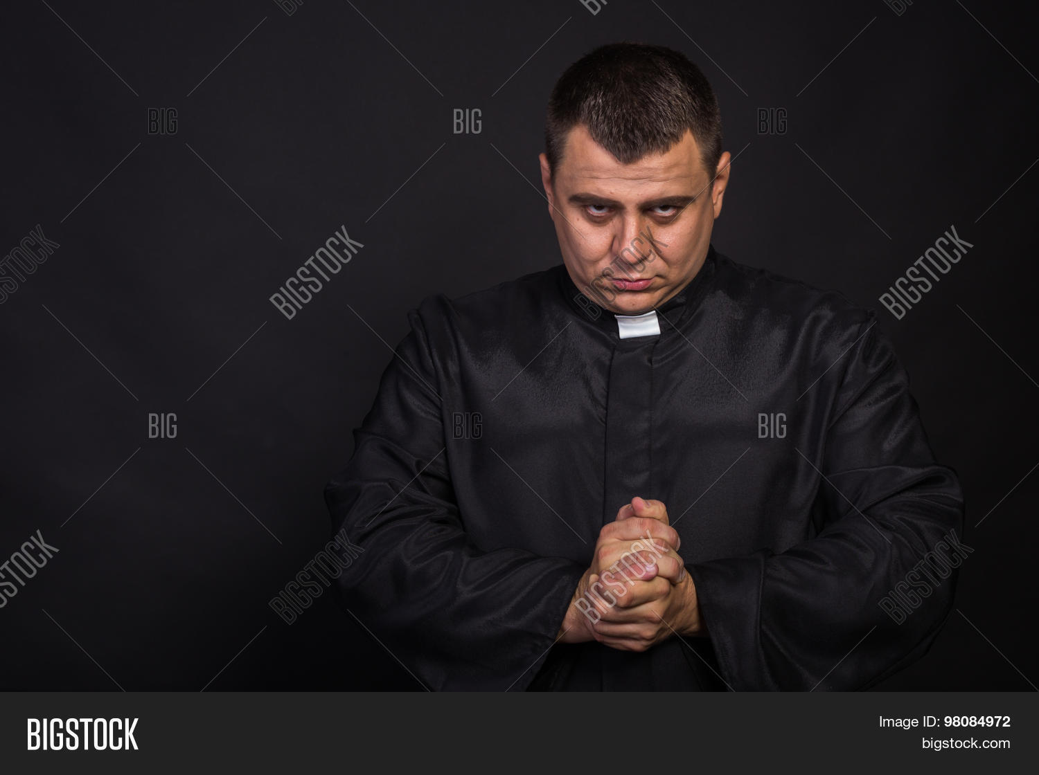 Priest. Actor Dressed Image & Photo (Free Trial) | Bigstock
