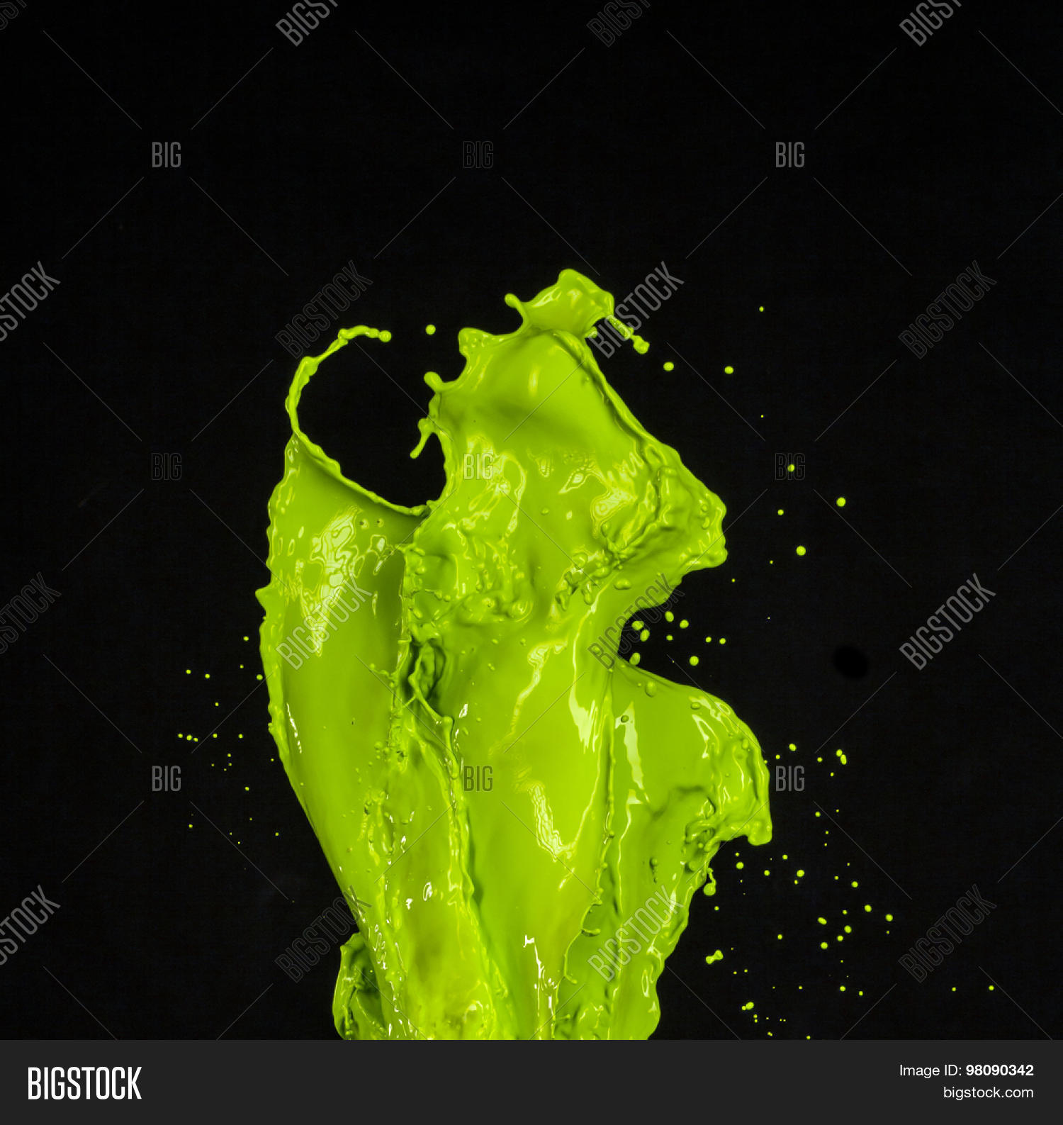Green Paint Splash Image & Photo (Free Trial) | Bigstock