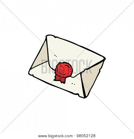 Cartoon Old Letter Vector & Photo (Free Trial) | Bigstock