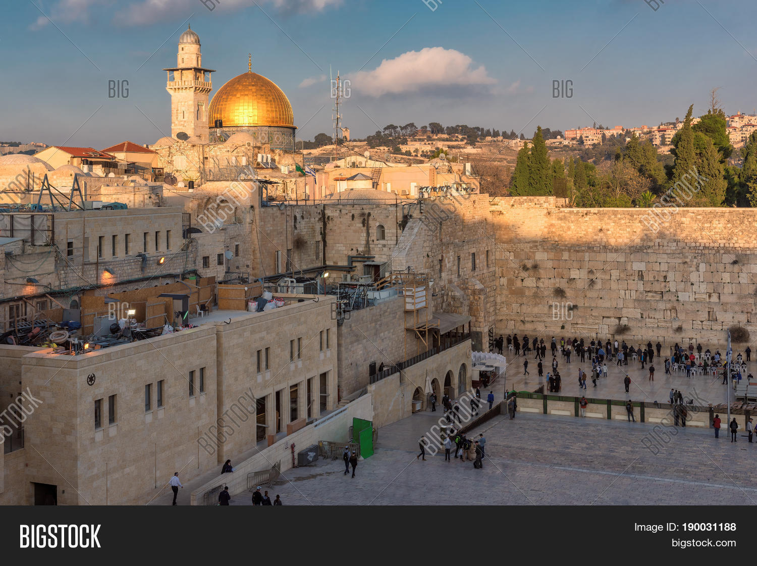 Temple Mount Sunset Image & Photo (Free Trial) | Bigstock