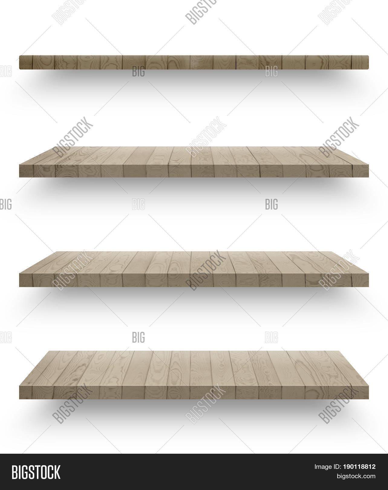 Wooden Shelves Image & Photo (Free Trial) | Bigstock