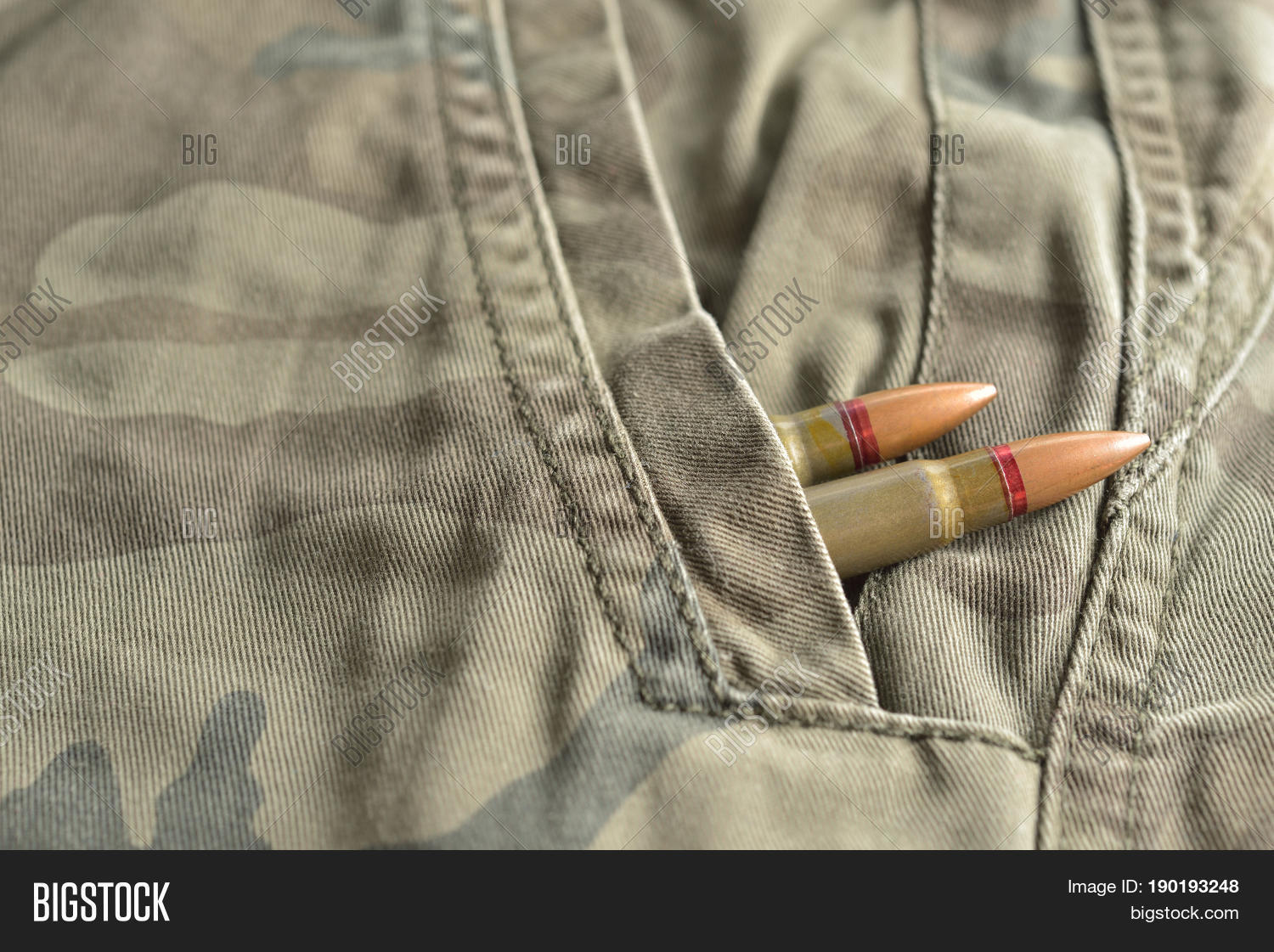 Two Rifle Bullets Image & Photo (Free Trial) | Bigstock