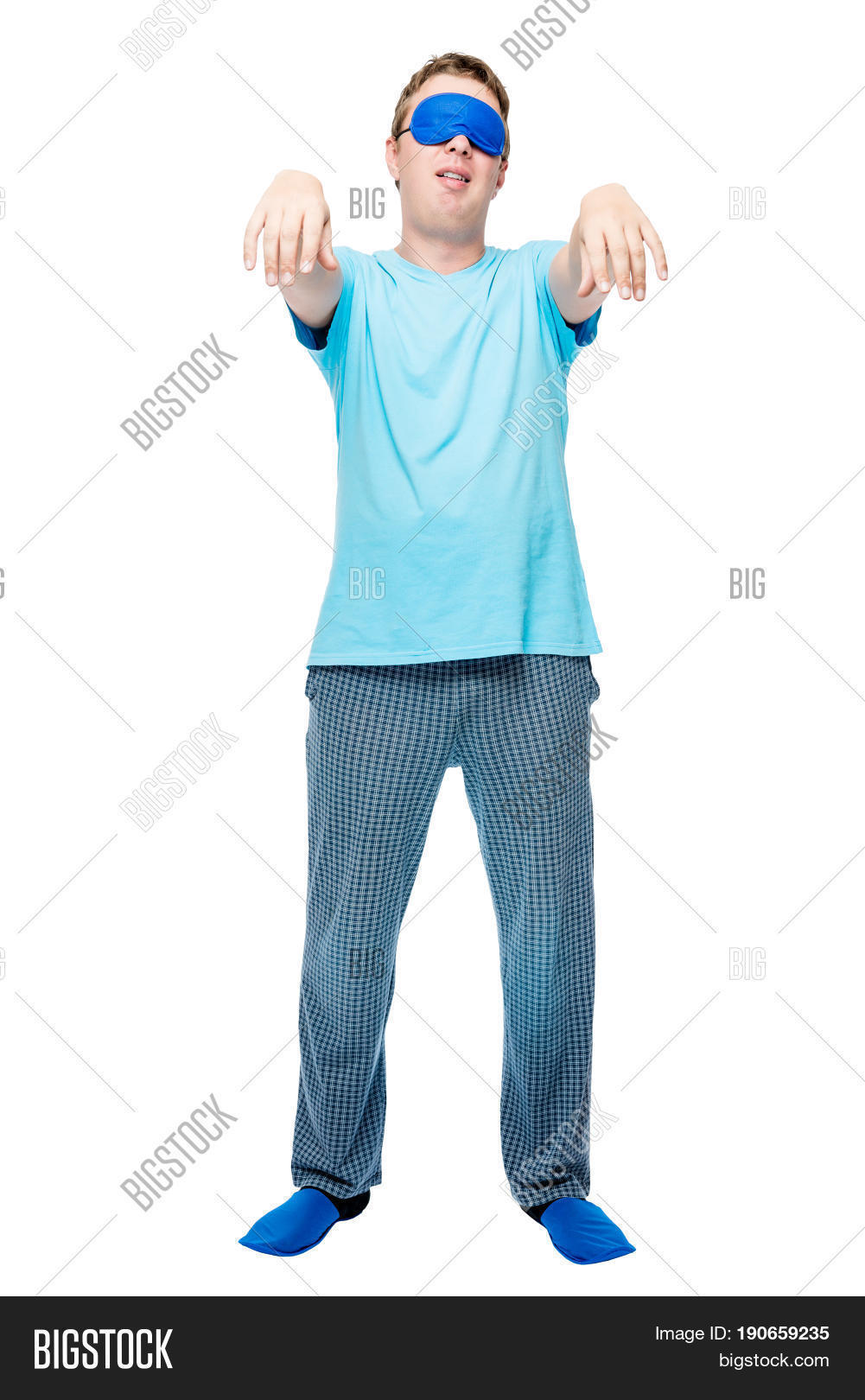 Imagen y foto Portrait Sleepy Man (prueba gratis) | Bigstock