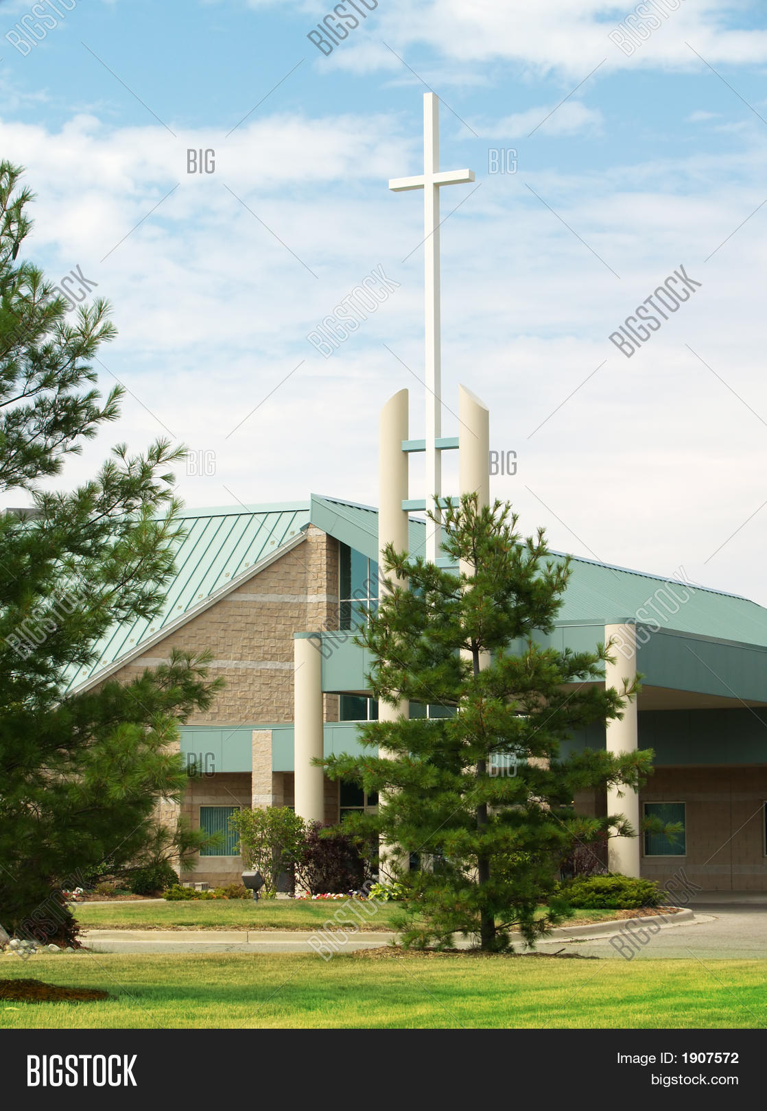 Modern Church Exterior Image & Photo (Free Trial) | Bigstock
