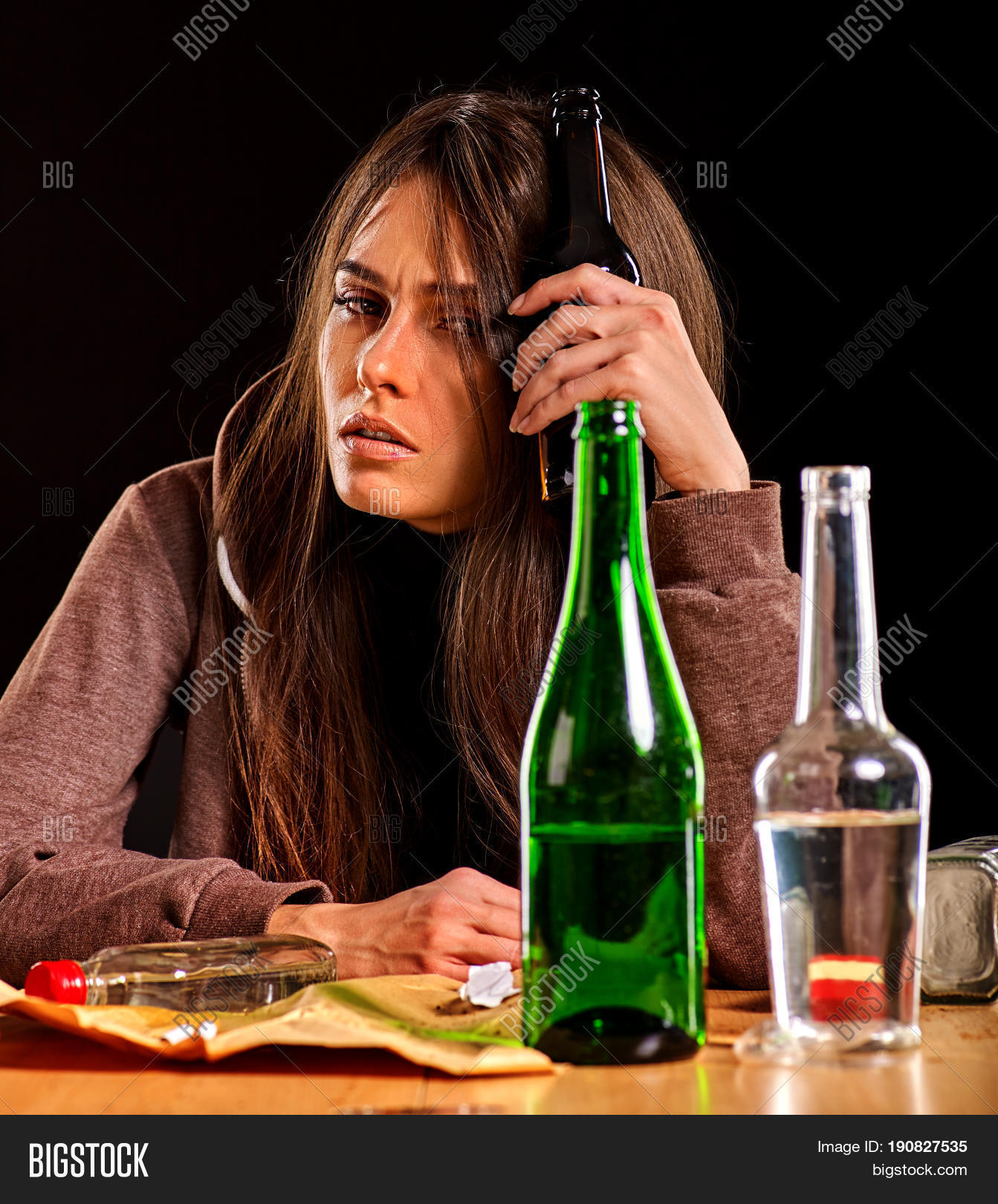 Woman Alcoholism Image & Photo (Free Trial) | Bigstock