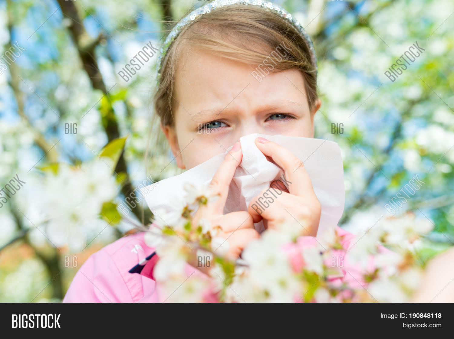 Allergy. Little Girl Image & Photo (Free Trial) | Bigstock