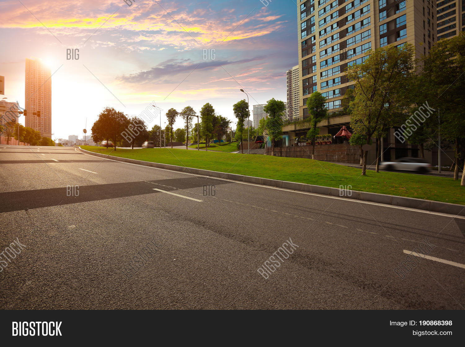 Empty City Road Image & Photo (Free Trial) | Bigstock