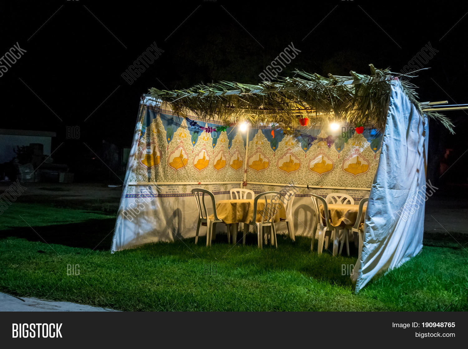 Fabric Sukkah Image & Photo (Free Trial) | Bigstock