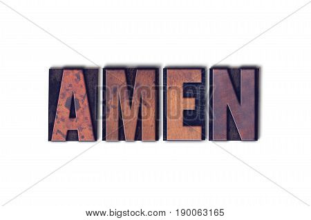 Amen Concept Isolated Image & Photo (Free Trial) | Bigstock