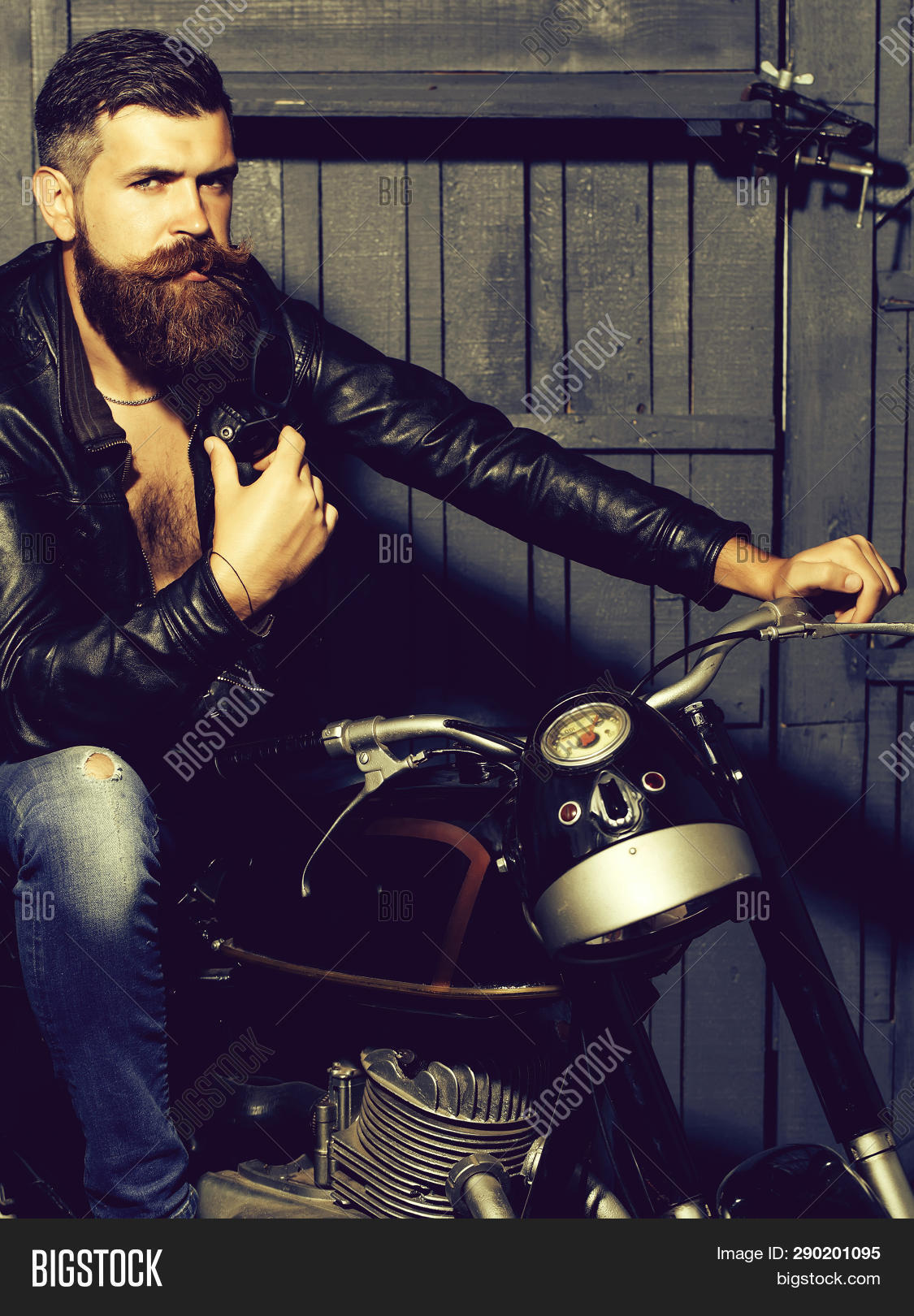 Bearded Man Hipster Image & Photo (Free Trial) | Bigstock
