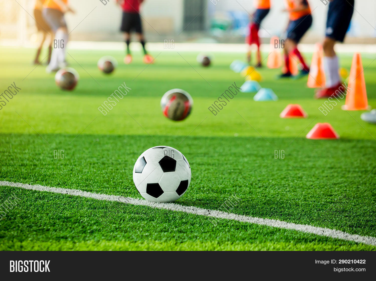 Football On Green Image & Photo (Free Trial) | Bigstock