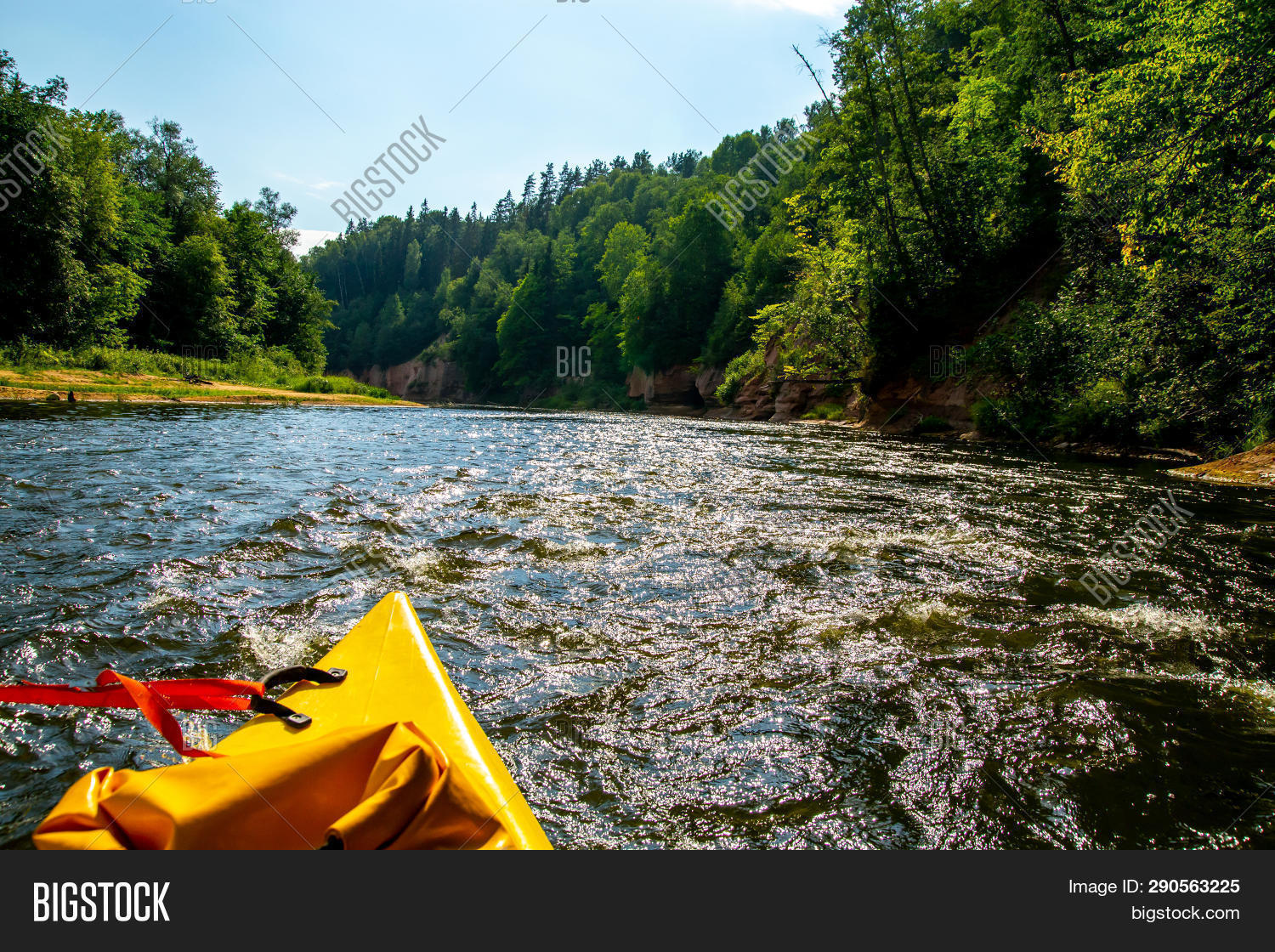 Kayak Canoe Ride River Image & Photo (Free Trial) | Bigstock