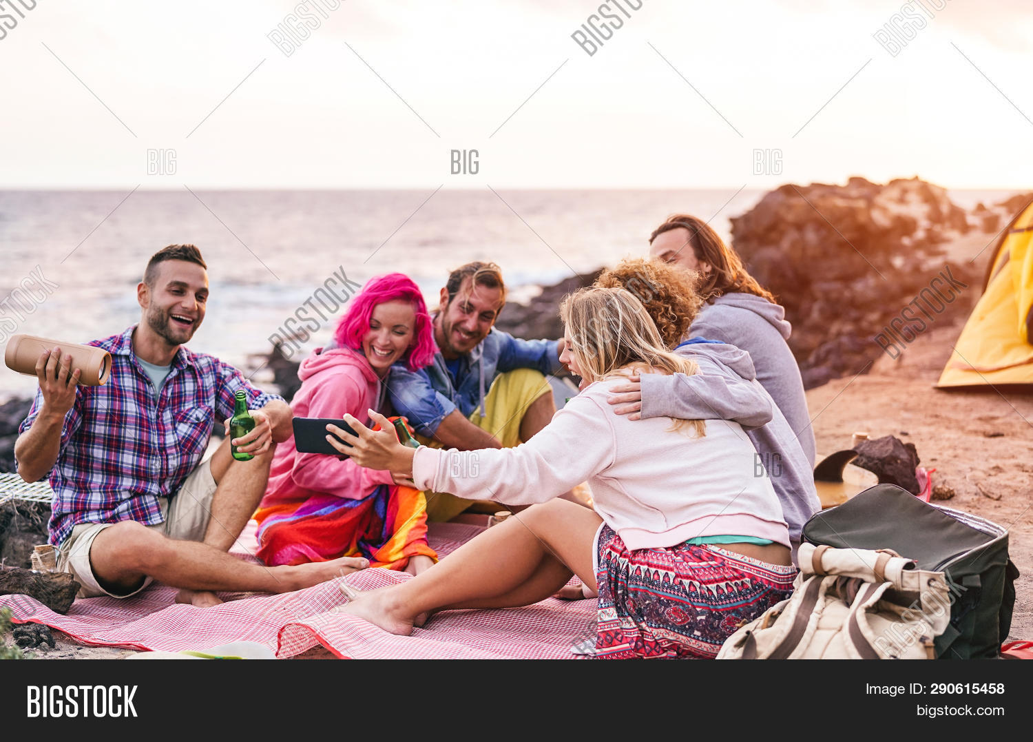 Happy Friends Doing Image & Photo (Free Trial) | Bigstock