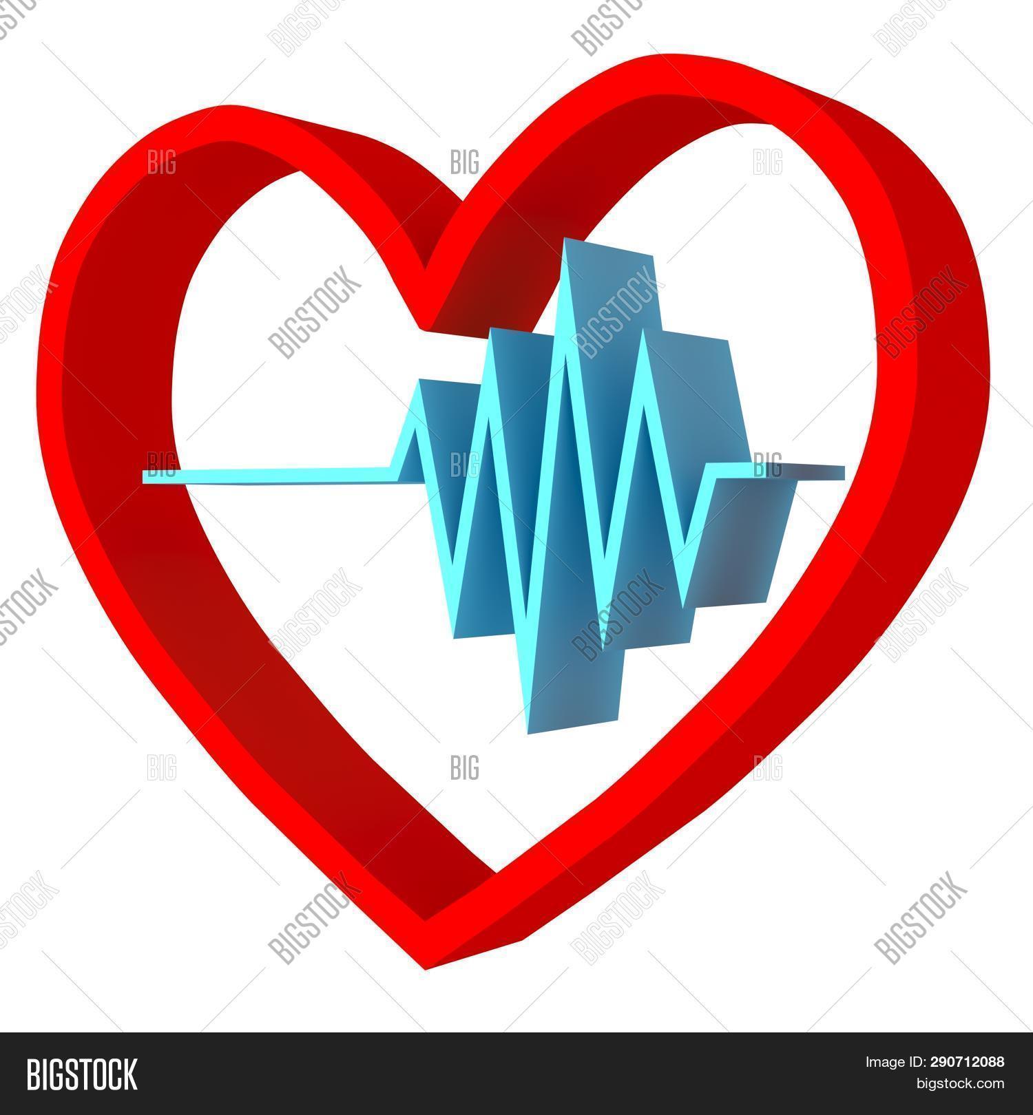 Heart Rhythm Logo. Image & Photo (Free Trial) | Bigstock