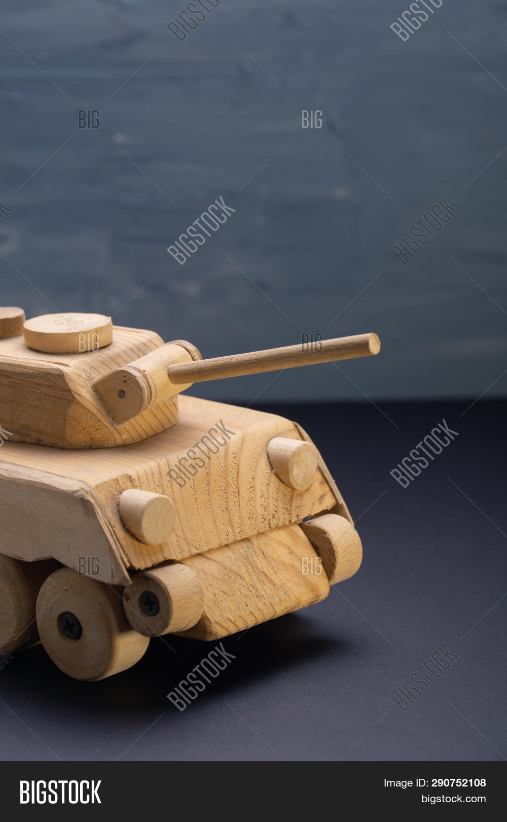 Wooden Tank On Blue Image & Photo (Free Trial) | Bigstock