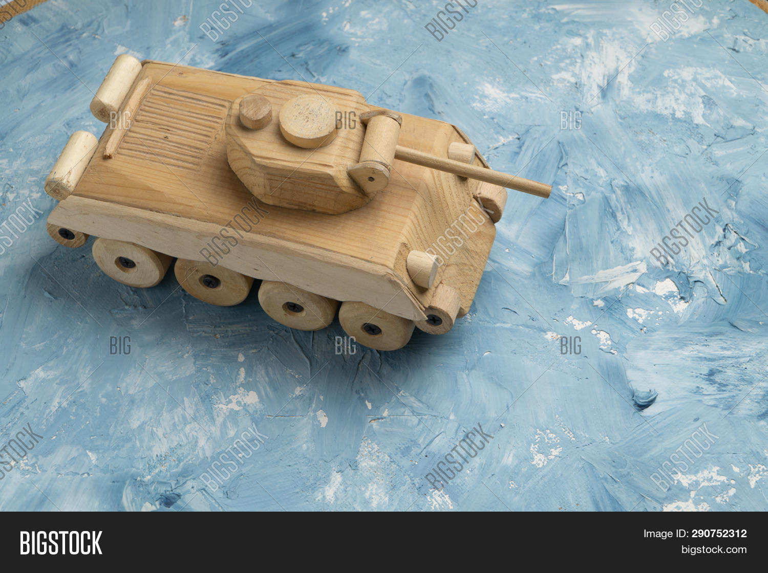 Wooden Tank On White Image & Photo (Free Trial) | Bigstock