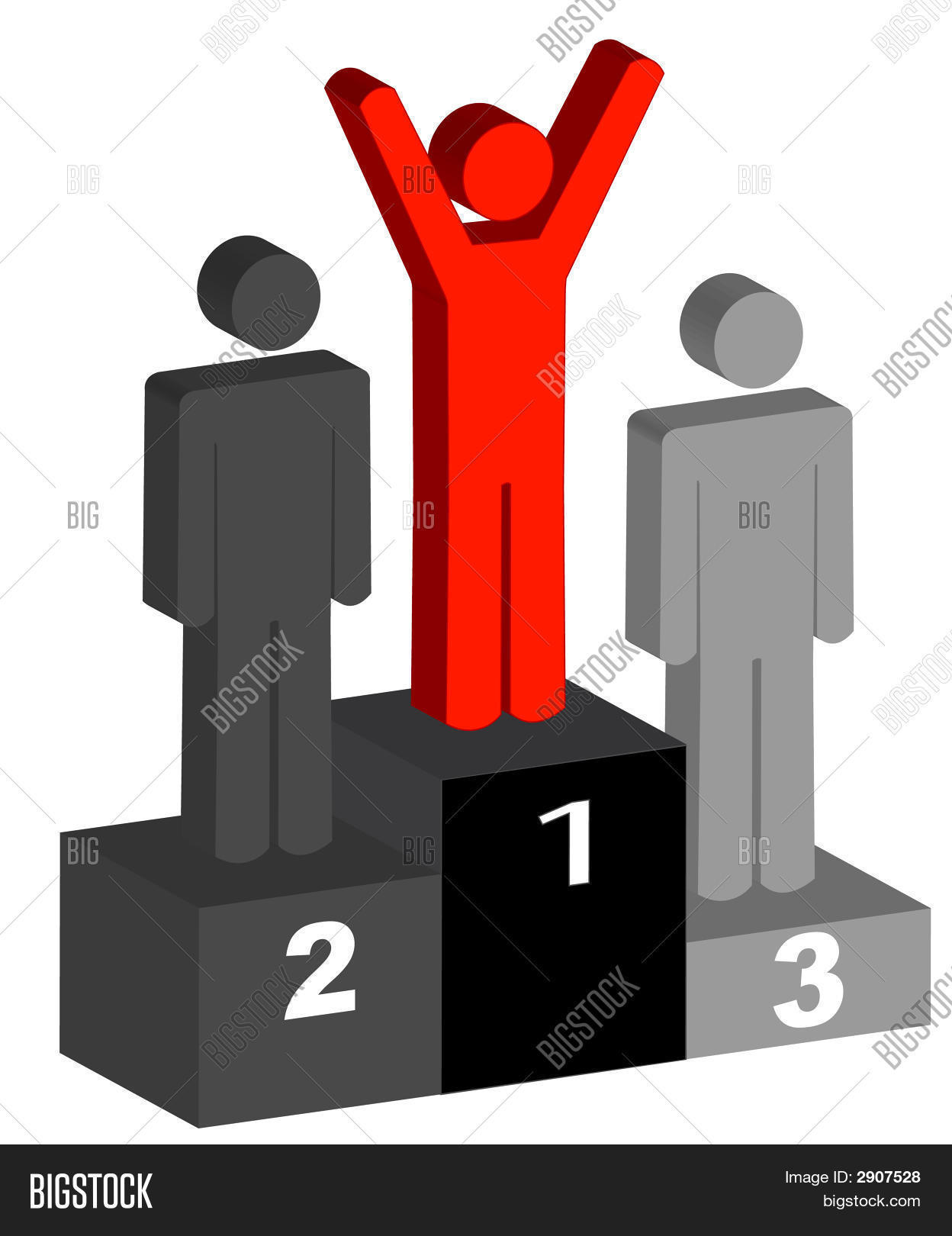 Stick Men Winner On Image & Photo (Free Trial) | Bigstock