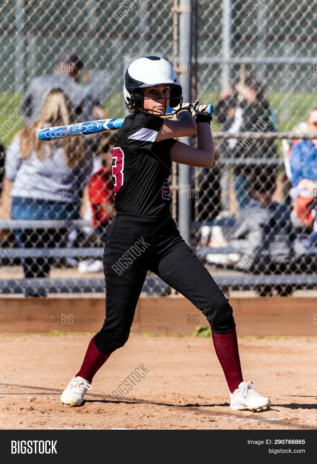 Female Softball Player Image & Photo (Free Trial) | Bigstock