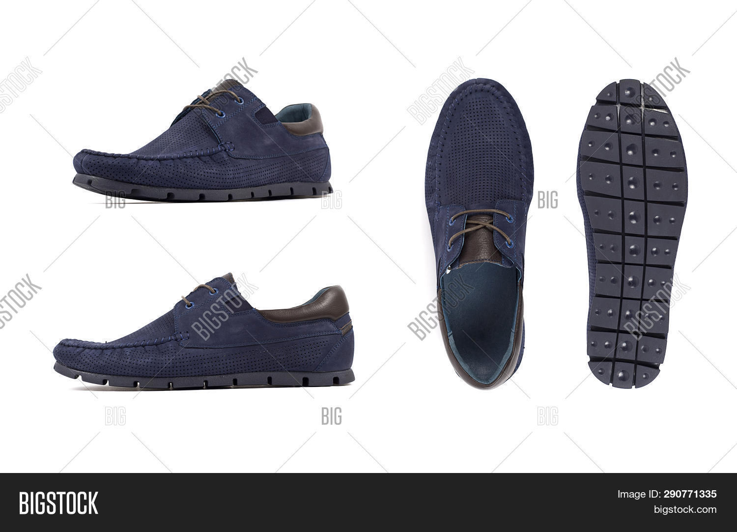 Men's Blue Moccasins, Image & Photo (Free Trial) | Bigstock