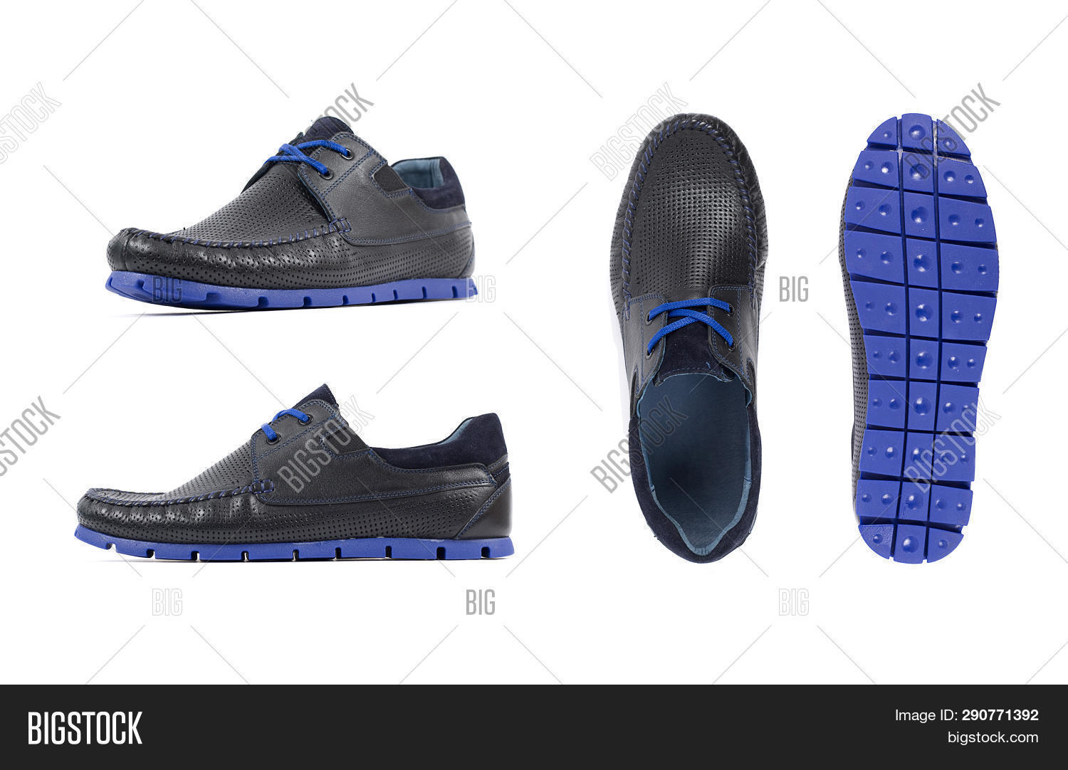 Men's Blue Moccasins, Image & Photo (Free Trial) | Bigstock