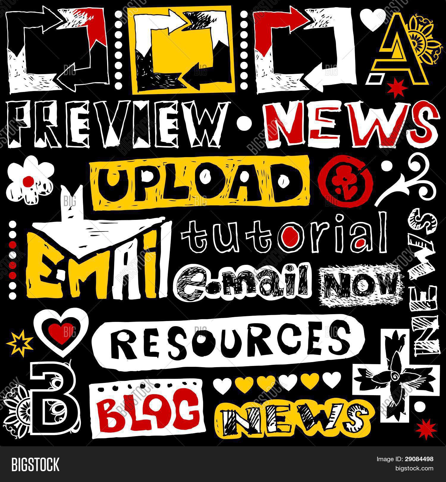 Hand Drawn Web Design Image & Photo (Free Trial) | Bigstock