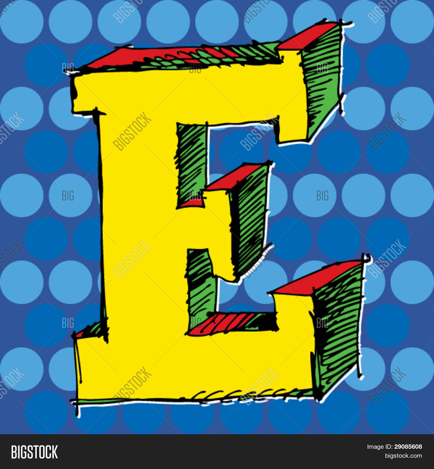 Pop-art Alphabet, Vector & Photo (Free Trial) | Bigstock
