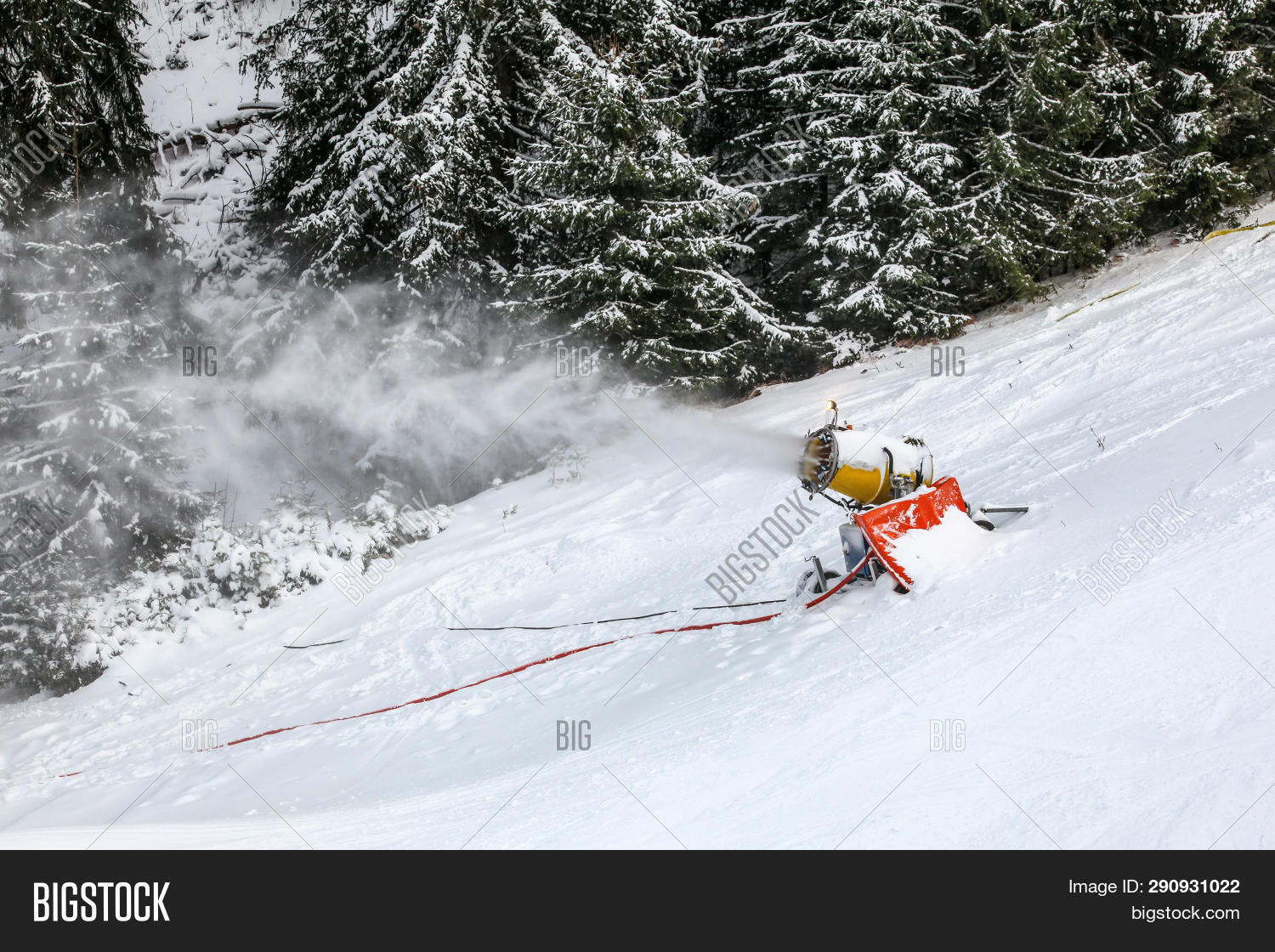 Snow Making Gun Image & Photo (Free Trial) | Bigstock