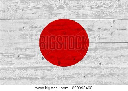 Japan Flag Painted On Image & Photo (Free Trial) | Bigstock