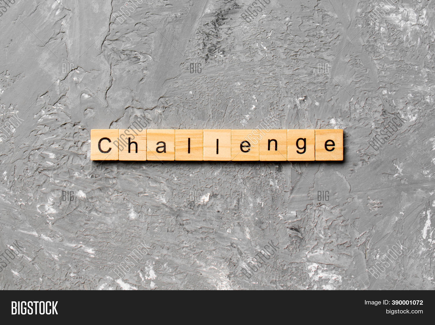Challenge Word Written Image & Photo (Free Trial) | Bigstock