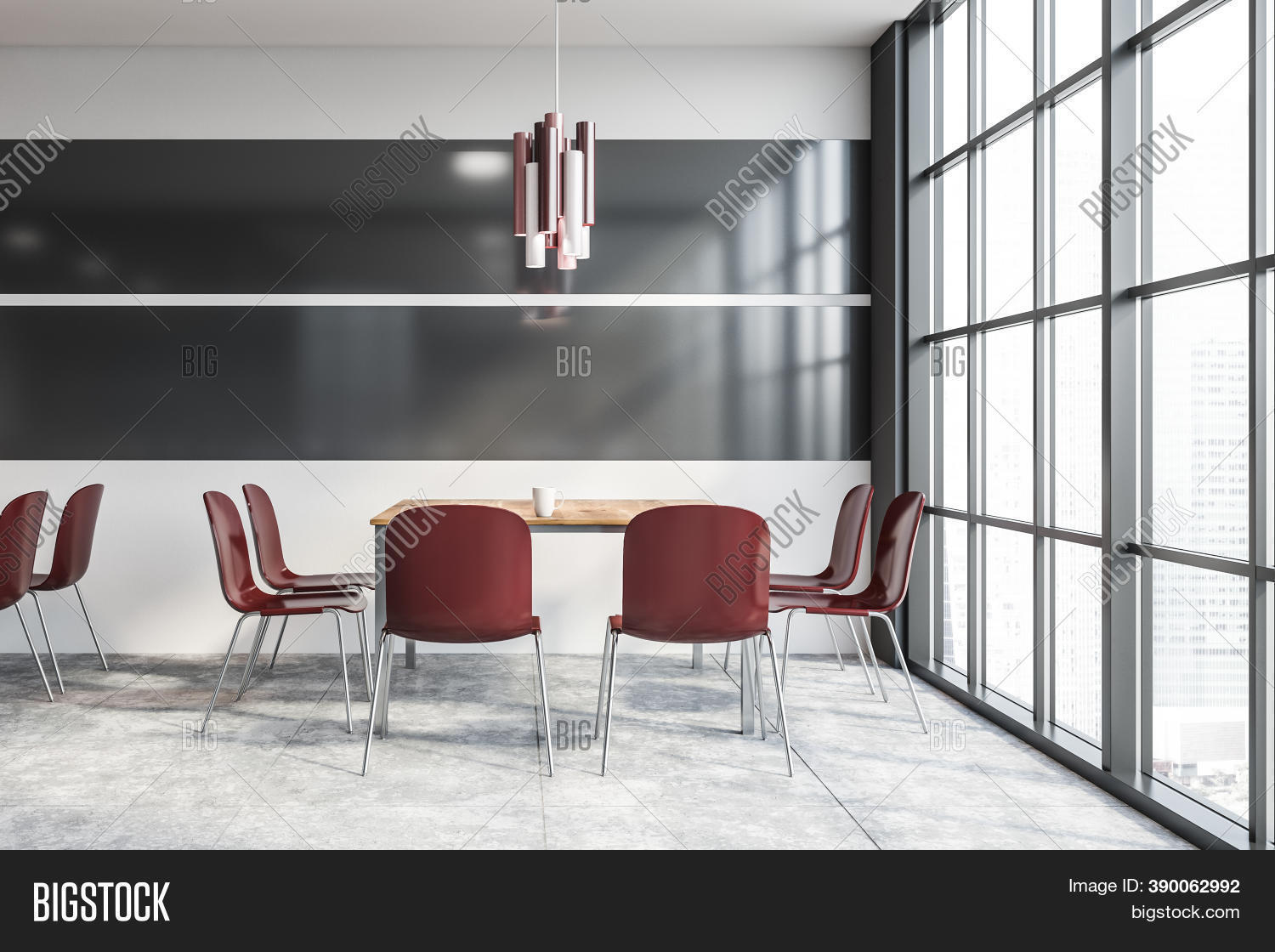 Long Wooden Table Red Image & Photo (Free Trial) | Bigstock