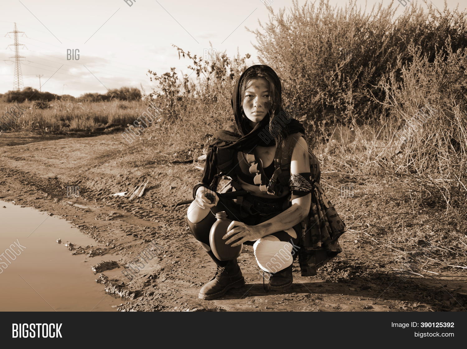 Female Militia Soldier Image & Photo (Free Trial) | Bigstock