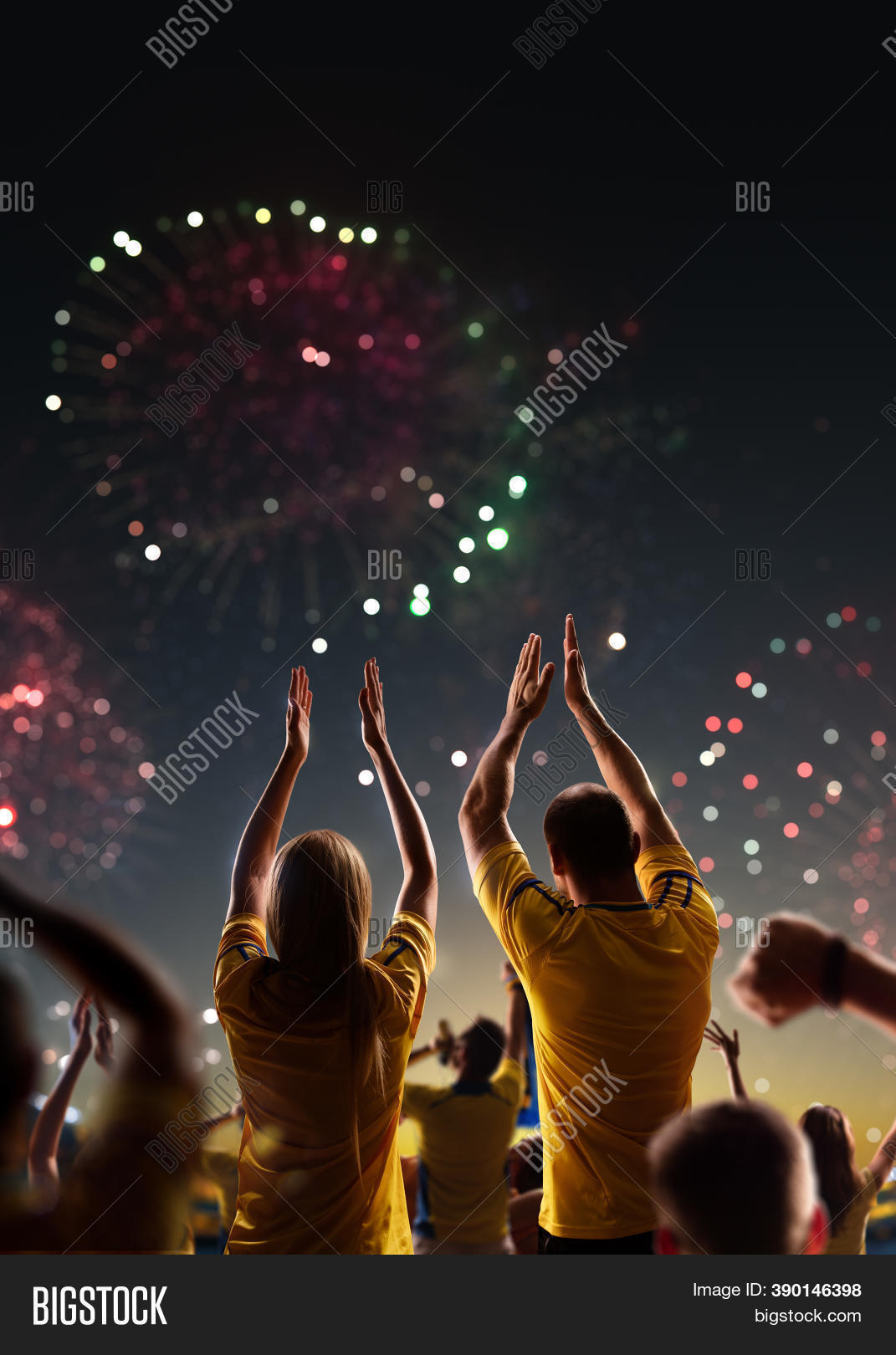 Fans Celebrate Stadium Image & Photo (Free Trial) | Bigstock