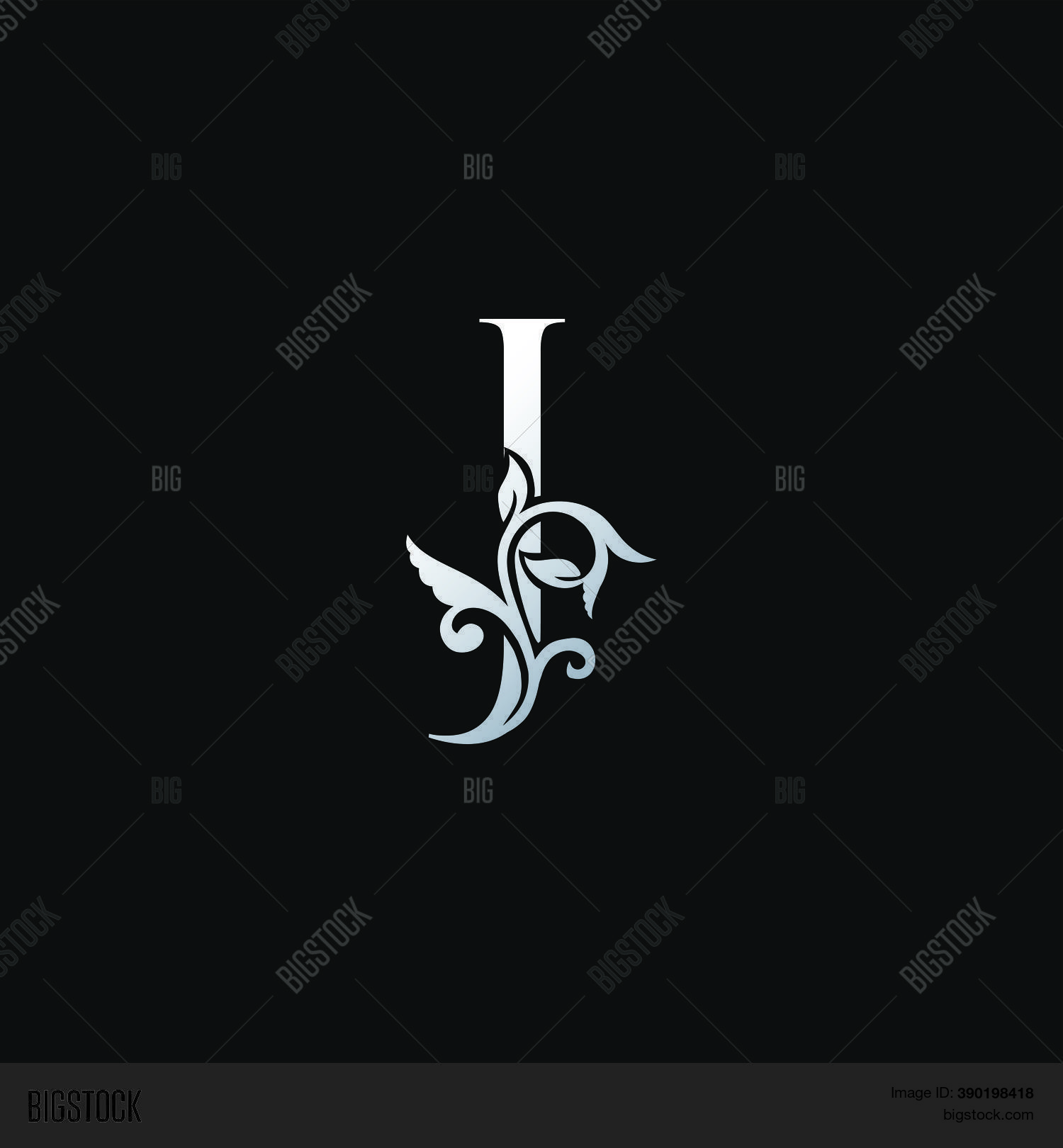 Monogram Initial Vector & Photo (Free Trial) | Bigstock