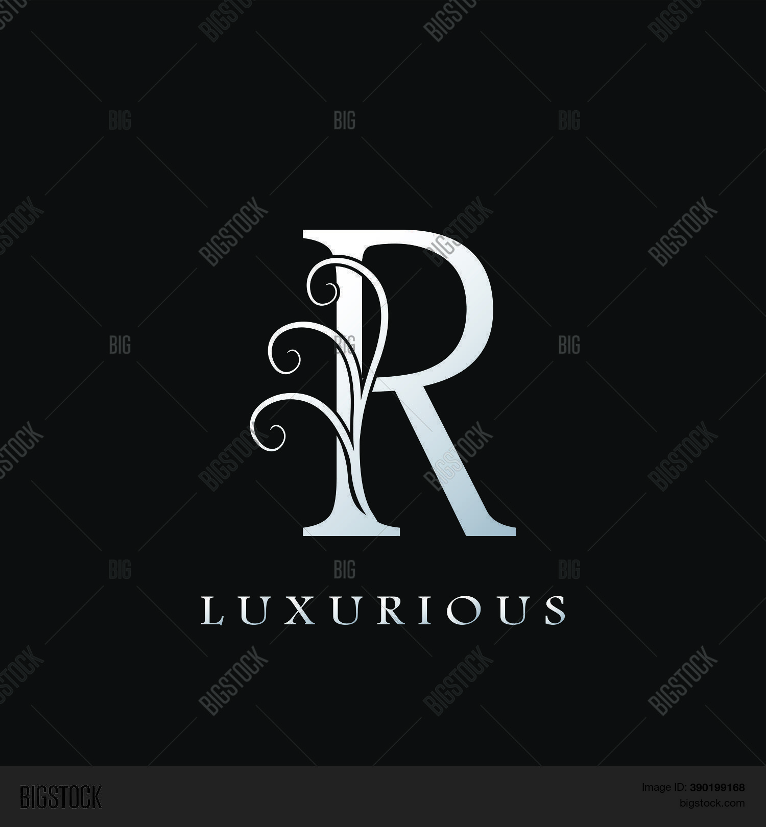 Monogram Initial Vector & Photo (Free Trial) | Bigstock