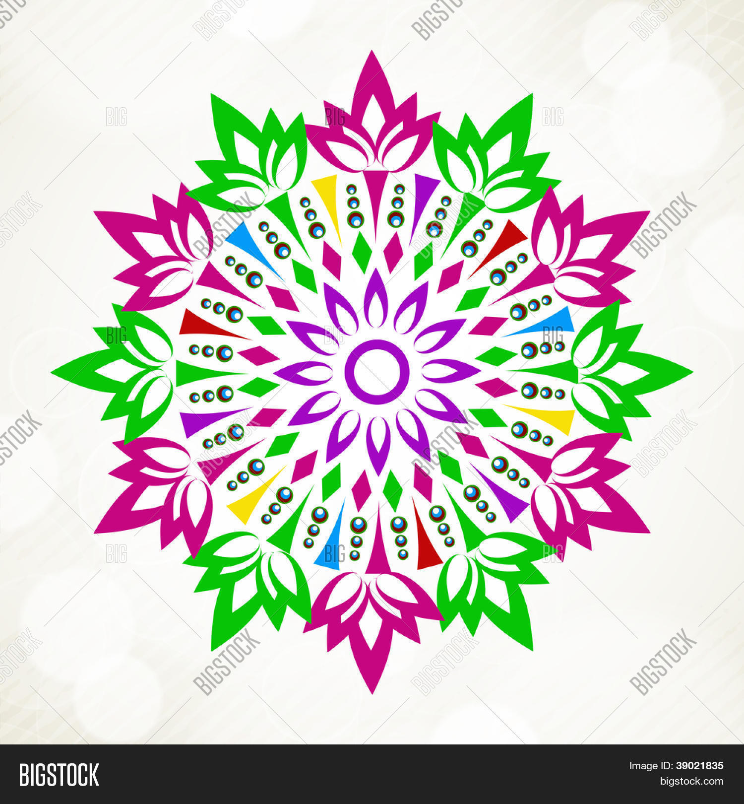 Beautiful Rangoli Vector & Photo (Free Trial) | Bigstock