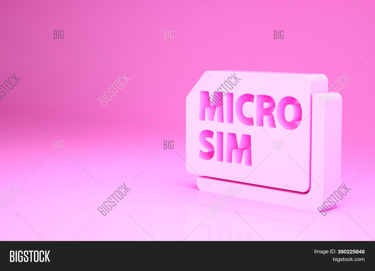 Pink Micro Sim Card Image & Photo (Free Trial) | Bigstock
