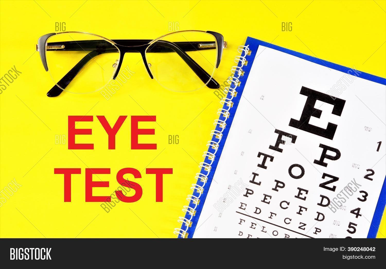 Eye Examination. Text Image & Photo (Free Trial) | Bigstock