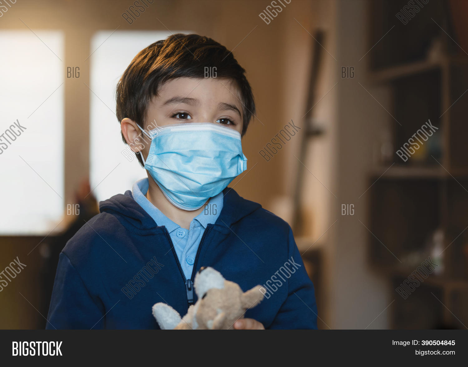 Sick Child Wearing Image & Photo (Free Trial) | Bigstock