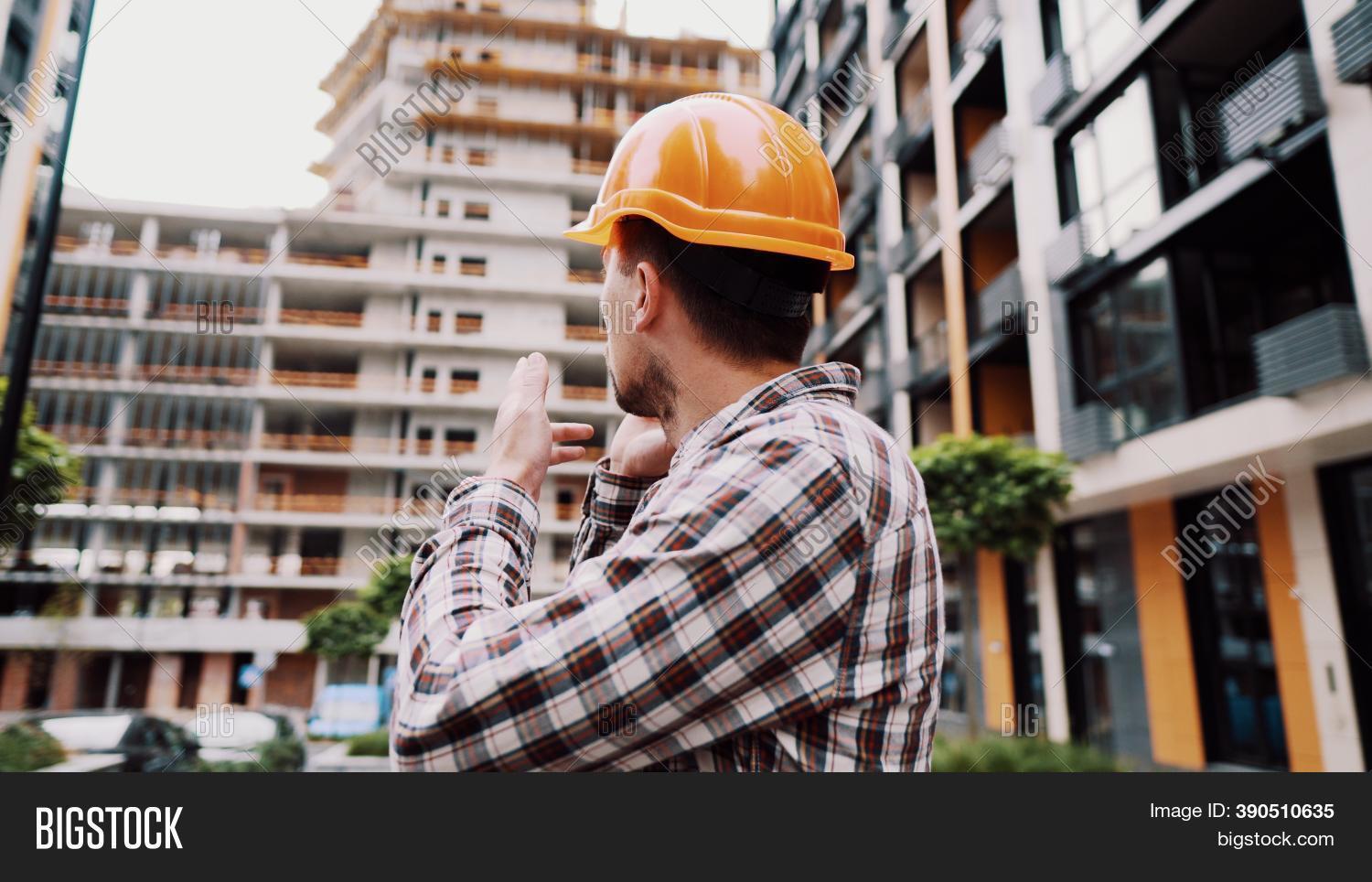 Engineer Talking On Image & Photo (Free Trial) | Bigstock