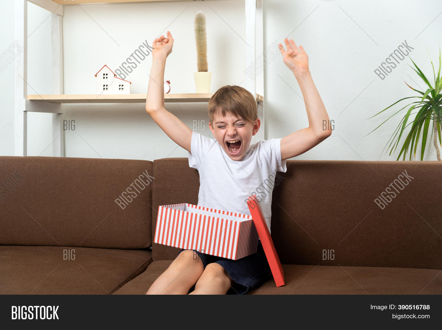 Boy Teenager Rejoices Image & Photo (Free Trial) | Bigstock