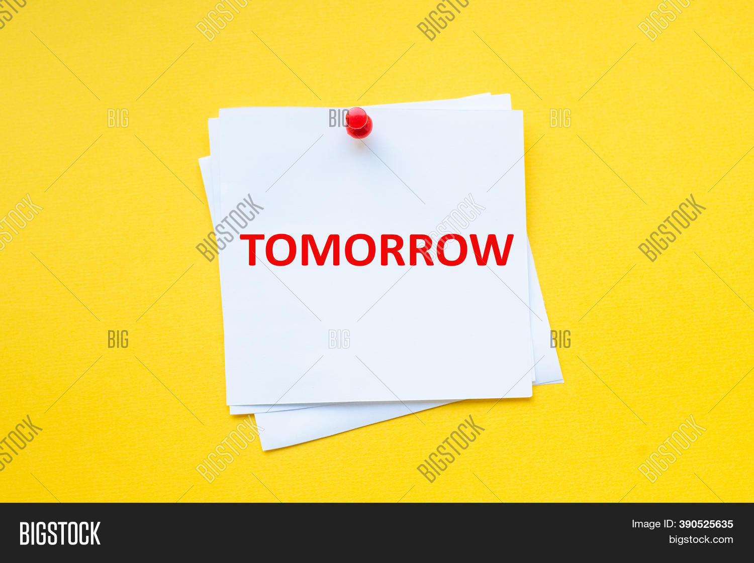 Word Tomorrow On White Image & Photo (Free Trial) | Bigstock