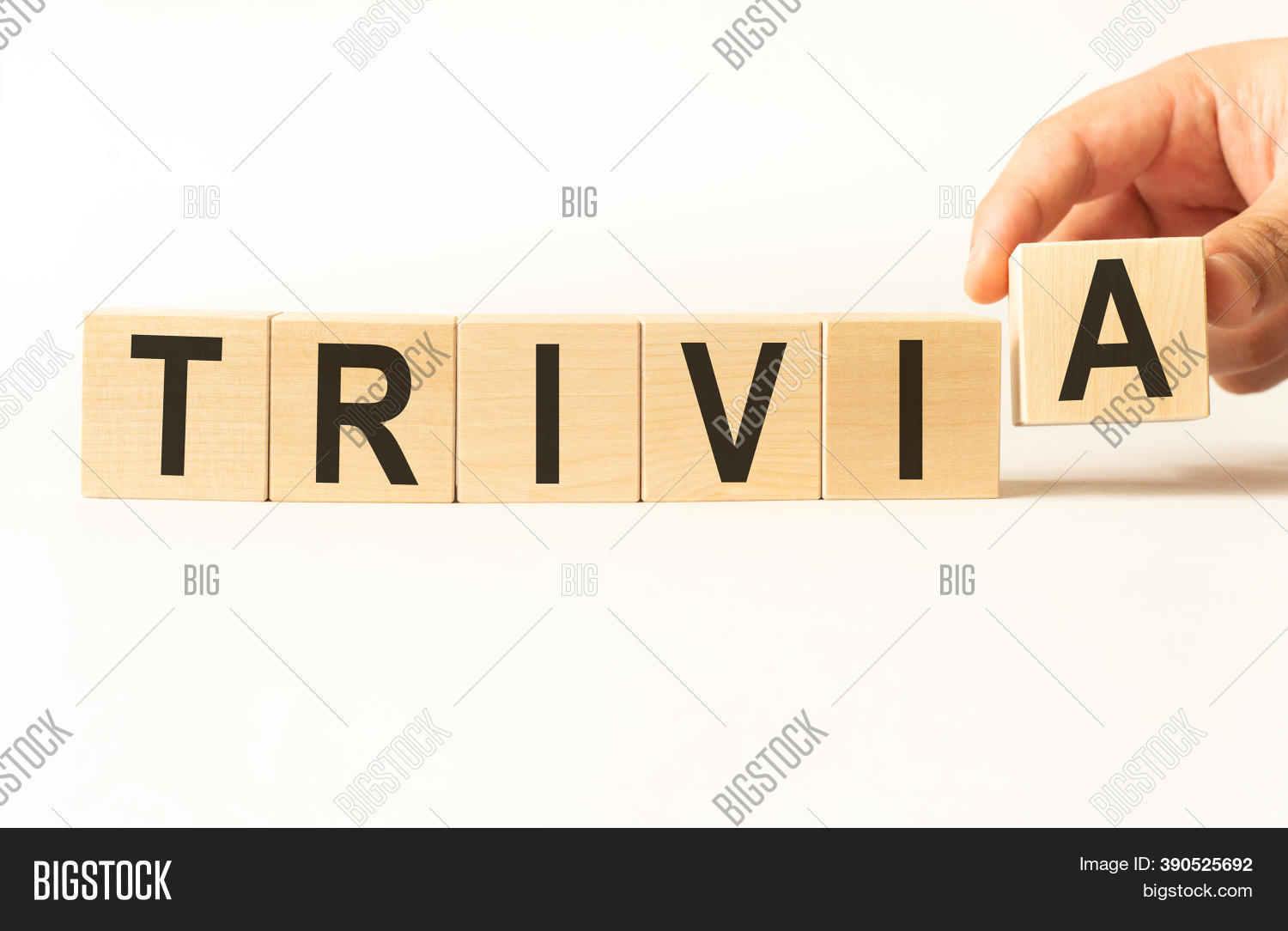 Word Trivia. Wooden Image & Photo (Free Trial) | Bigstock